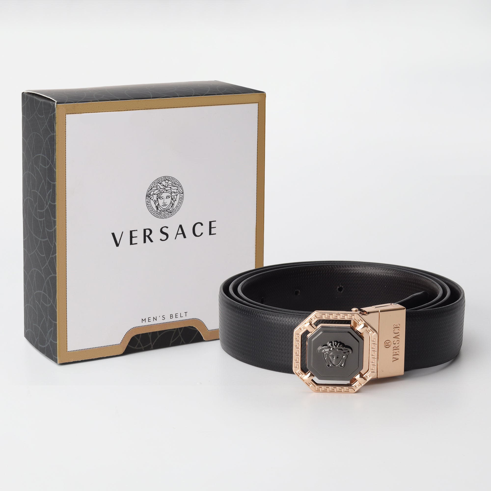Medusa Octagon Buckle Belt – ALANKRIT