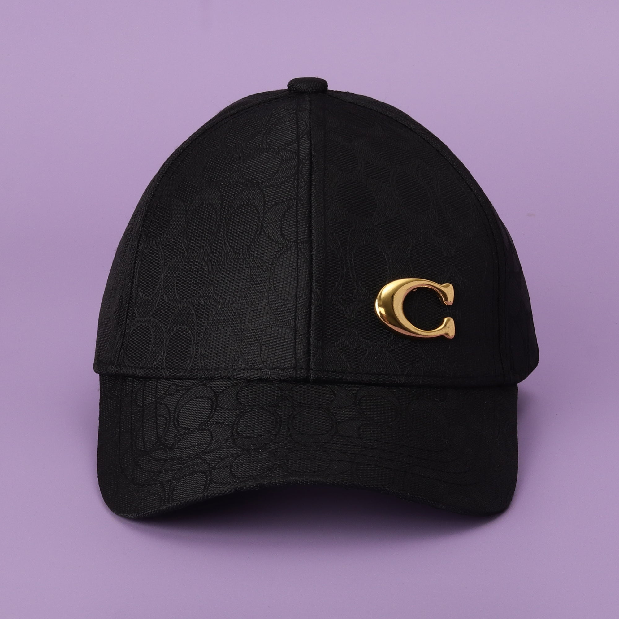 Coach Black Signature Cap – ALANKRIT